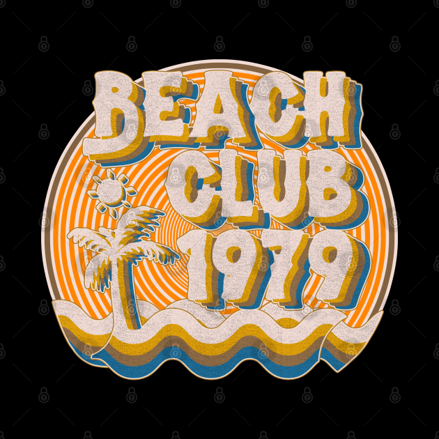 vintage retro beach club 70s 1979 with spirale orange - Vintage - Pin ...