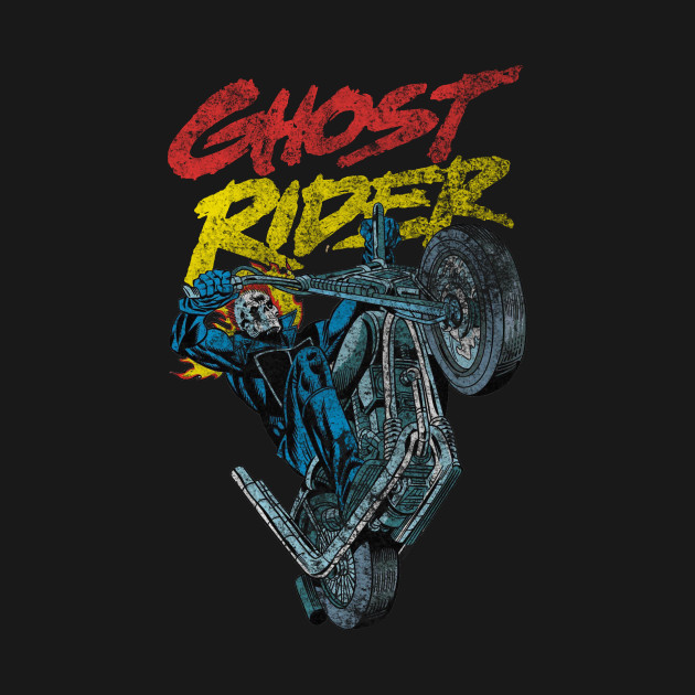 ghost rider classic - Ghost Rider - T-Shirt | TeePublic