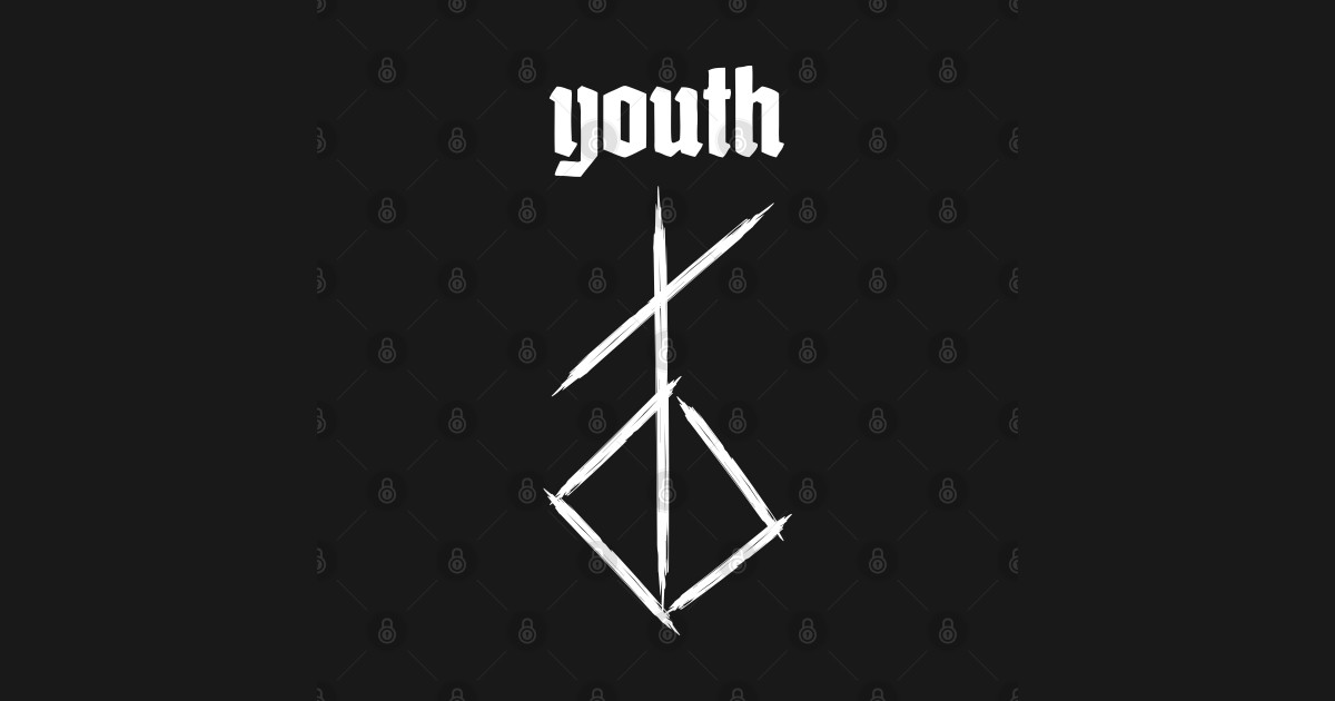 YOUTH viking rune symbol - Viking Runes - Kids T-Shirt | TeePublic