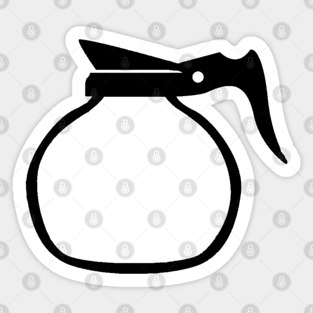 coffee pot - Coffee Pot - Sticker | TeePublic
