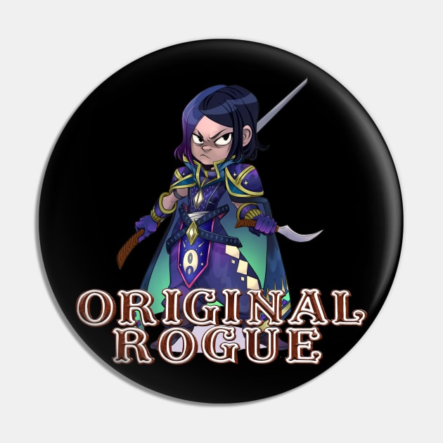 Original Rogue - Dungeons And Dragons - Pin | TeePublic
