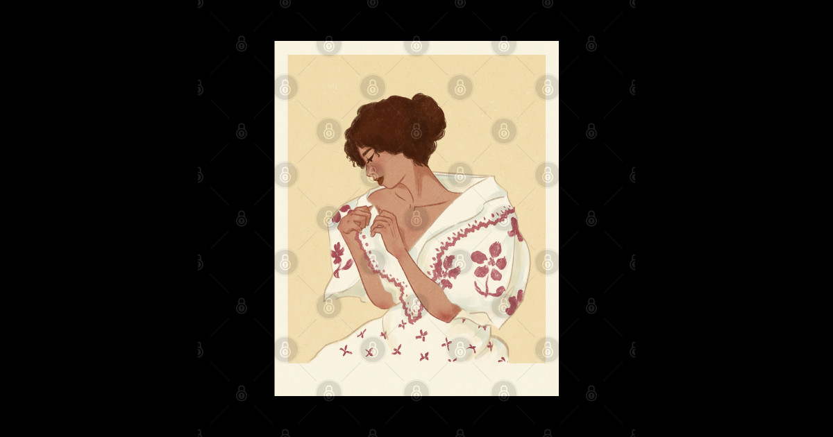 Philippine Woman study - Filipiniana - Posters and Art Prints | TeePublic