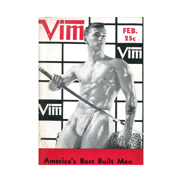 VIM America's Best Built Men - Vintage Physique Muscle Male Model Magazine Cover - Male Physique ...