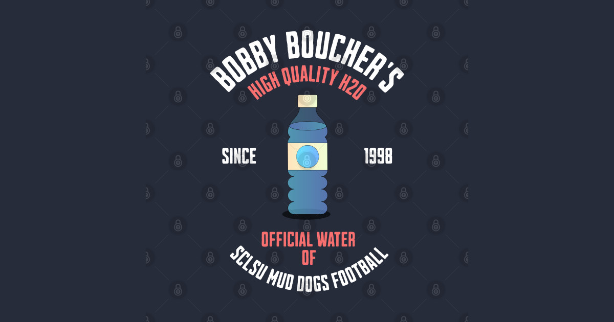 Bobby Boucher's High Quality H20 - Since 1998 - Waterboy - T-Shirt ...