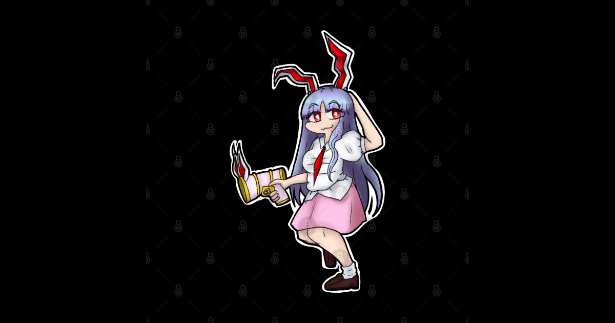 Reisen Inaba - Touhou Project - Sticker | TeePublic