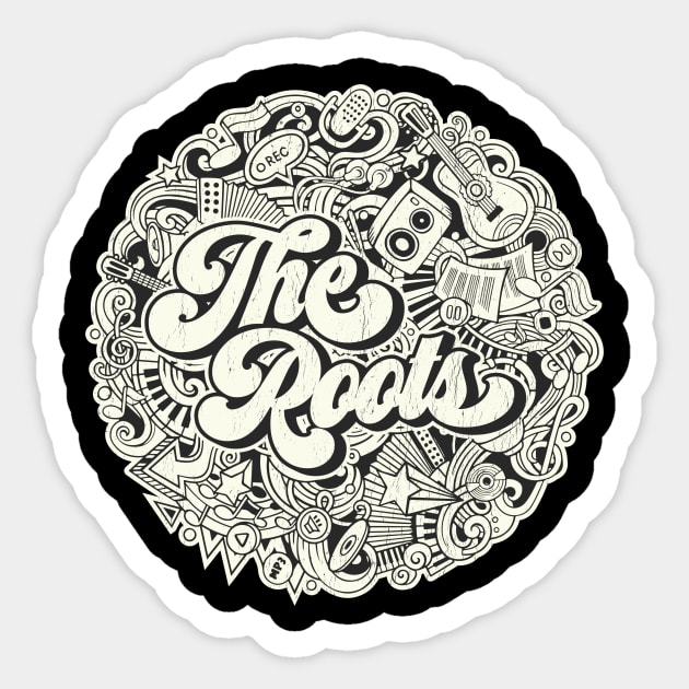 the roots circle - The Roots - Sticker | TeePublic