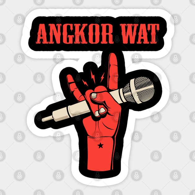 ANGKOR WAT BAND - Angkor Wat Band - Sticker | TeePublic