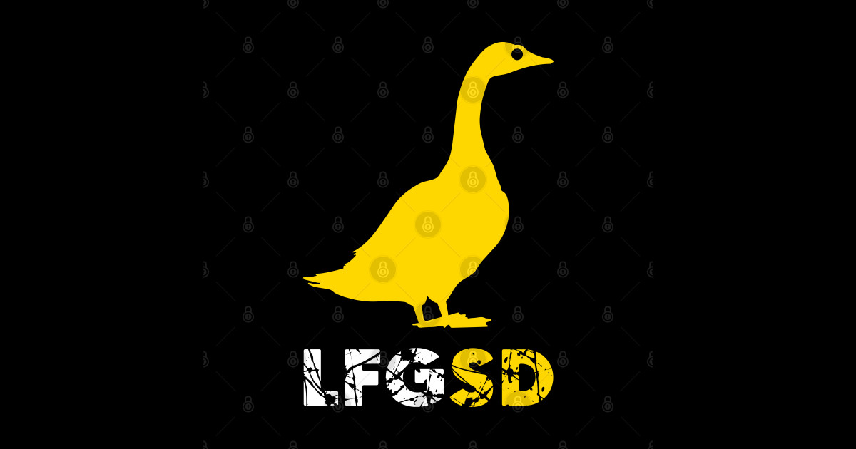 LFGSD Goose - Padres - Sticker | TeePublic