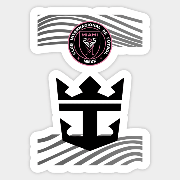 Messi Inter Miami - Messi - Sticker | TeePublic