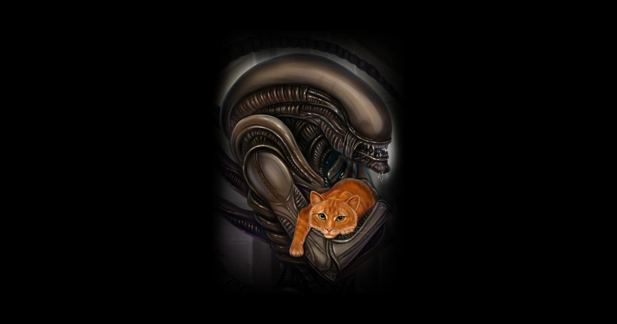 Alien and Jonsey - Alien - Sticker | TeePublic