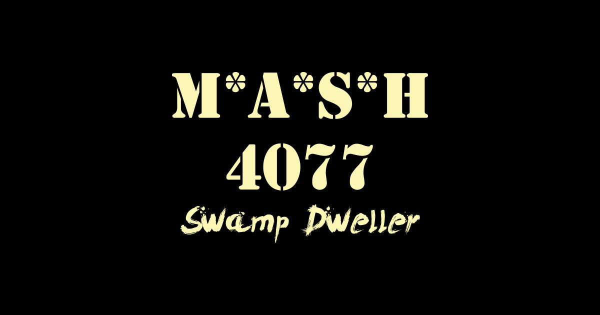 MASH Swamp Dweller - Mash - Sticker | TeePublic
