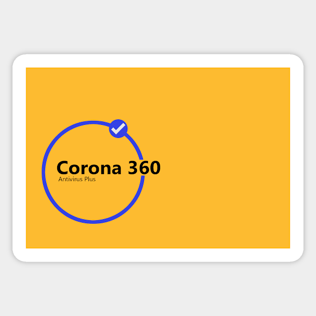 Antivirus Facemask - Corona - Sticker | TeePublic