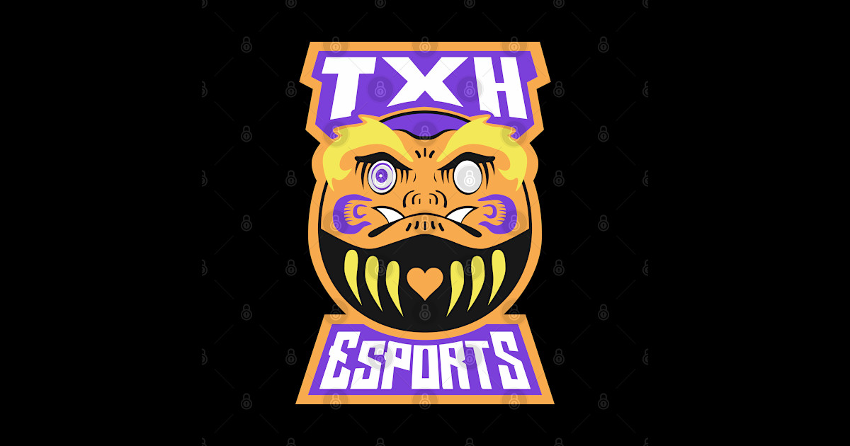 TXH Esports Orange logo - Esports - Sticker | TeePublic