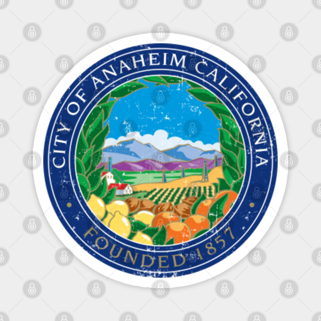 Seal of the City of Anaheim California - flag - symbol - logo - emblem ...