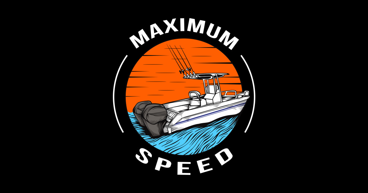 Speedboat Racing Boat Motorboat Captain - Yacht - Sticker | TeePublic