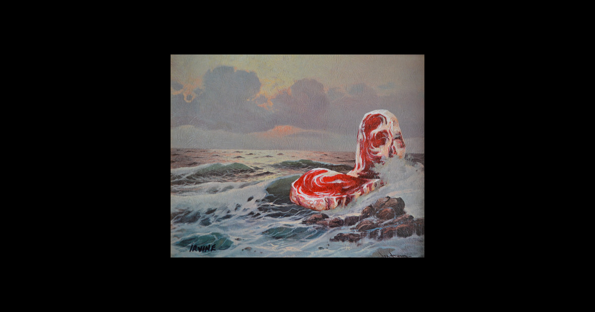 Point Steak - Steak In The Ocean - Sticker | TeePublic