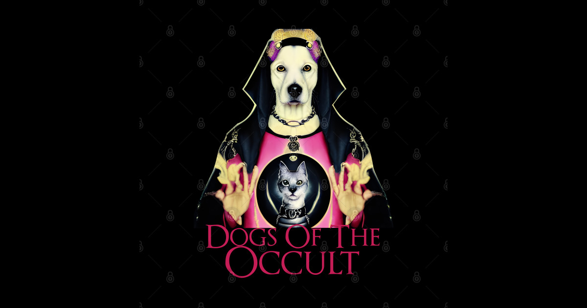 Dogs of the Occult X - Weird Art - Sticker | TeePublic