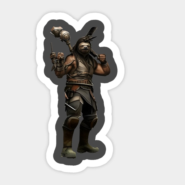 Post Apocalypse Sloth - Sloth - Sticker | TeePublic