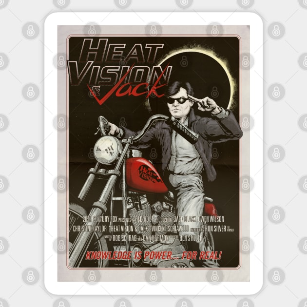 Heat Vision & Jack - Poster - Posterart - Sticker | TeePublic