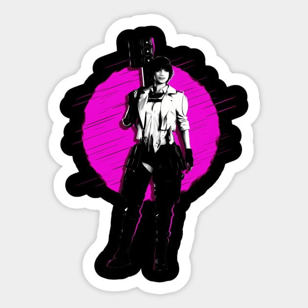 devil may cry lady - Devil May Cry Lady - Sticker | TeePublic