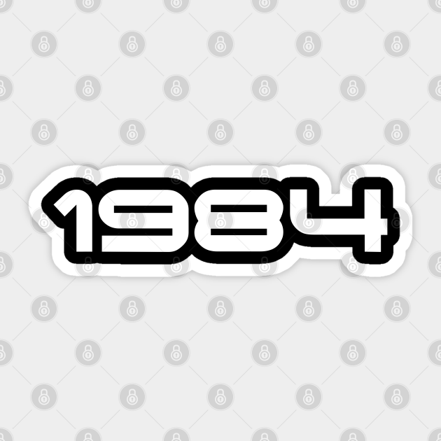 1984 - 1984 - Sticker | TeePublic