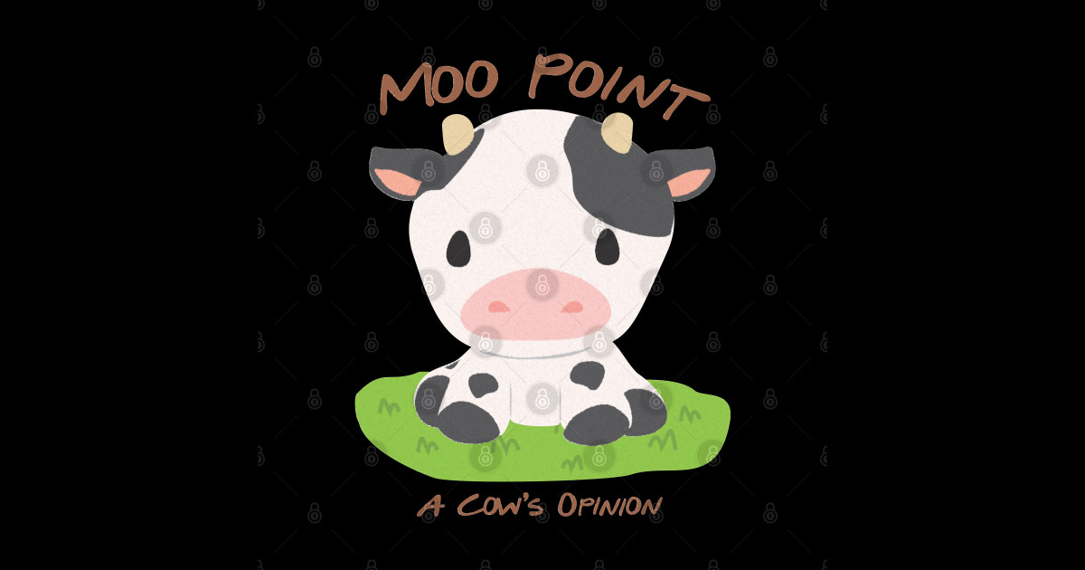 Moo Point - Friends - Sticker | TeePublic