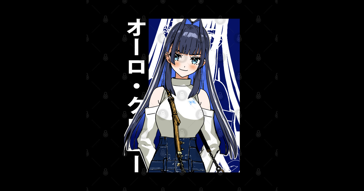 Ouro Kronii Casual Outfit - Vtuber - Posters and Art Prints | TeePublic