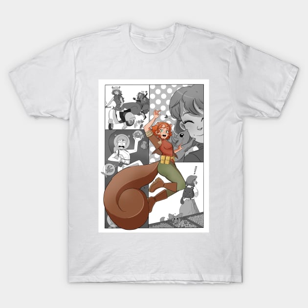 Squirrel Girl Comic Pin Up - Squirrel Girl - T-Shirt | TeePublic