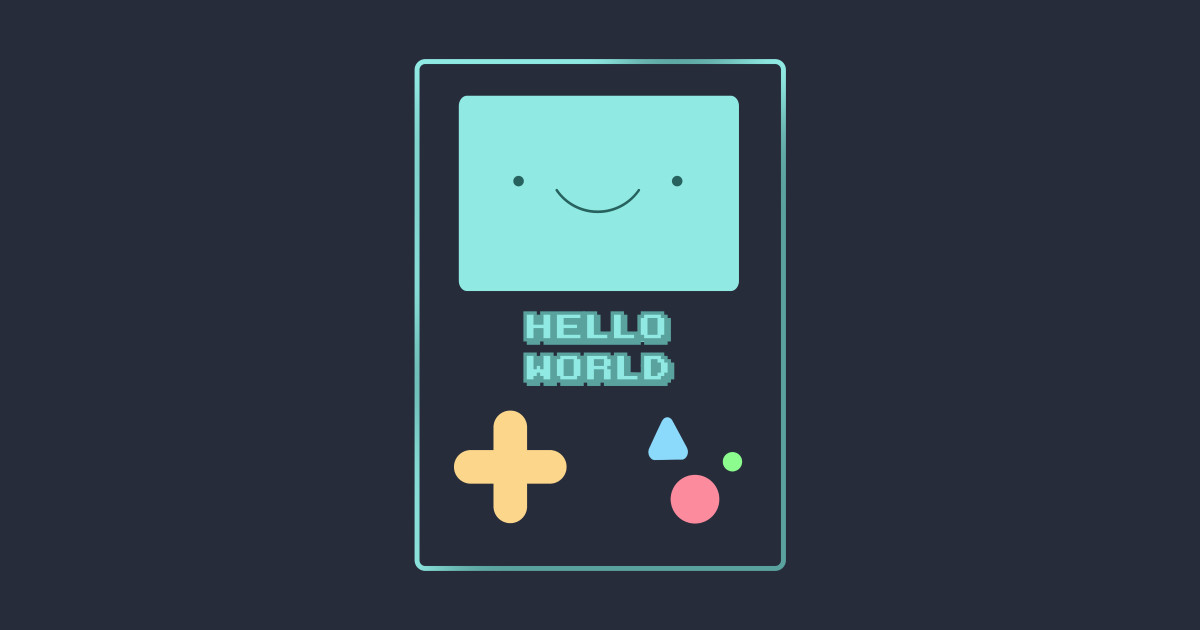 Cute Adventure Time Bmo Hello World Programmer Programming Female - Bmo ...