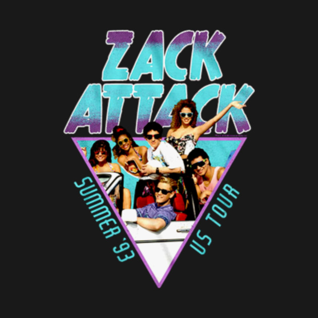 Zack Attack Summer Tour Saved By The Bell - Band Camp - T-Shirt | TeePublic