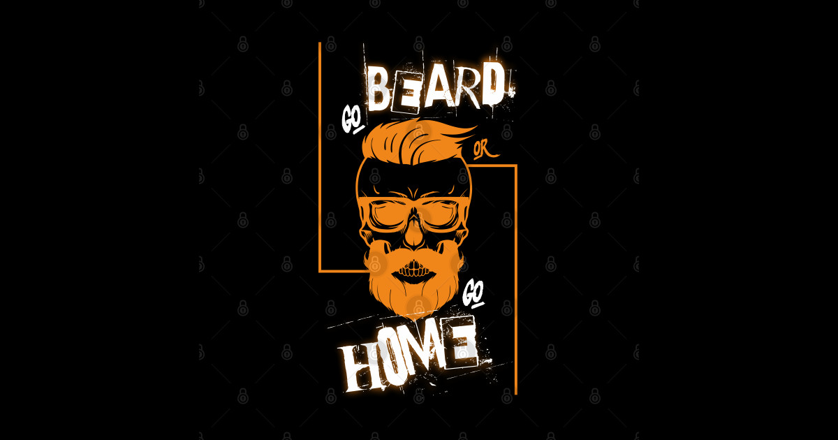 Go beard - Beard - Sticker | TeePublic