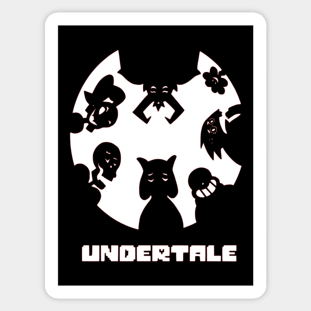 Undertale Monsters - Undertale - Sticker | TeePublic