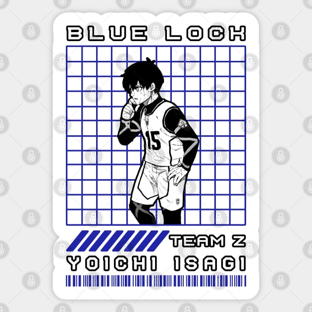 YOICHI ISAGI - TEAM Z - Blue Lock - Sticker | TeePublic
