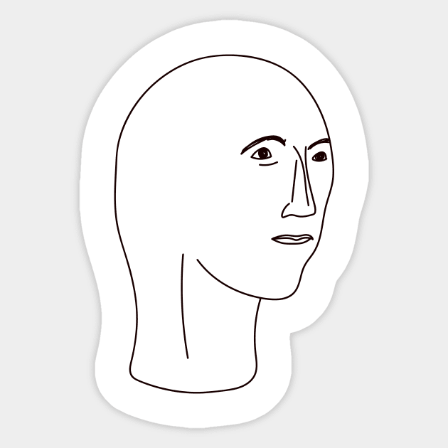 Meme Man Meme. - Meme Man Meme - Sticker | TeePublic