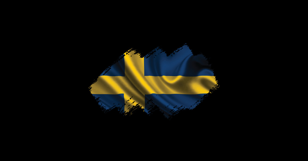 Swedish Flag - Swedish Flag - Sticker | TeePublic