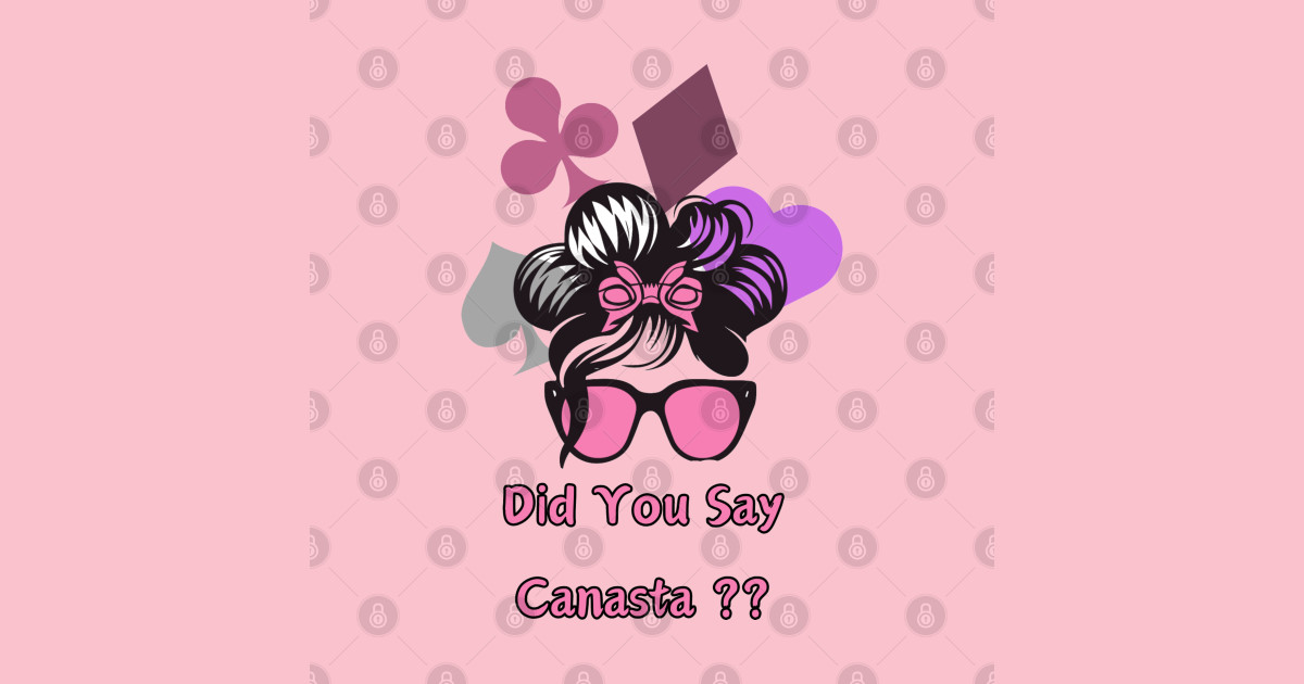 " Canasta Jubilation: Card Queen's Elegance"- Funny Canasta Lover ...