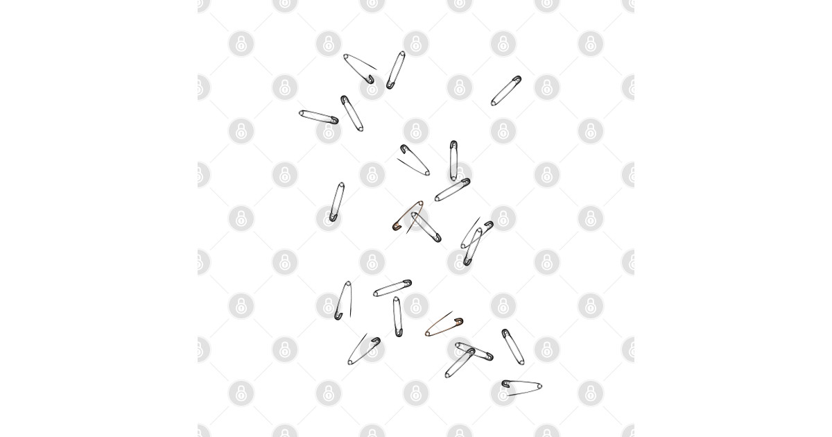 safety pin - Safety Pin - T-Shirt | TeePublic