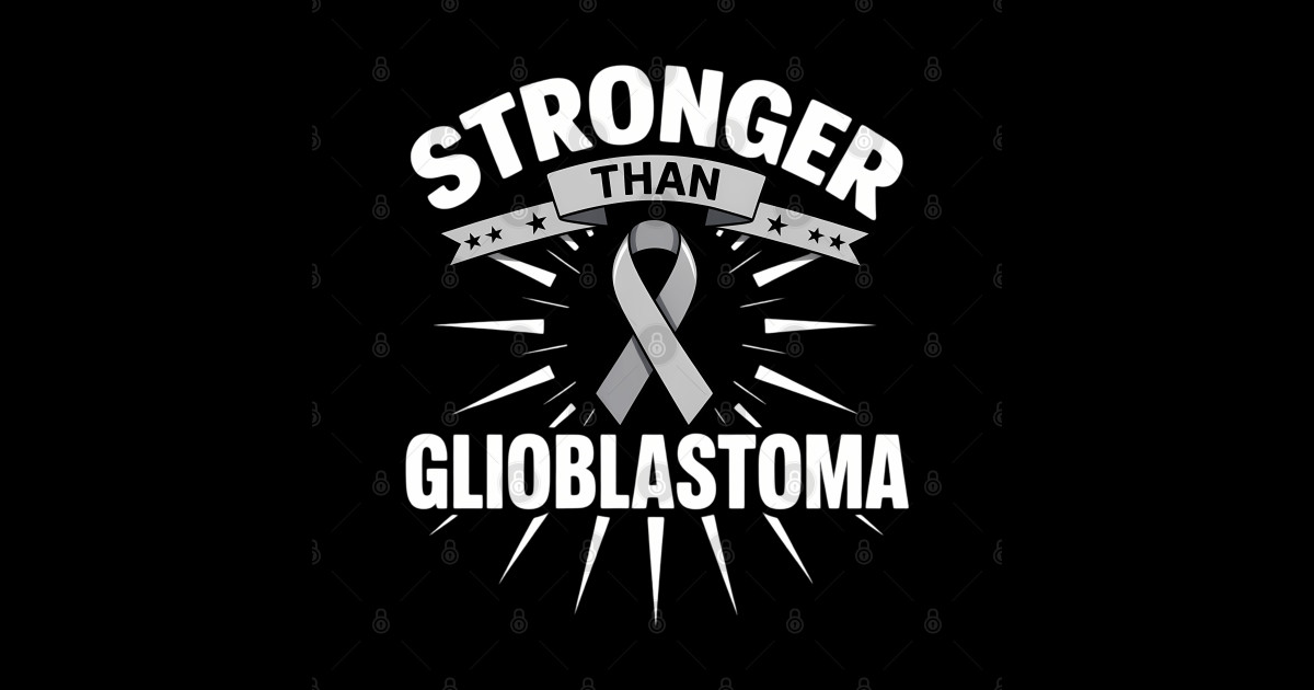 Glioblastoma Multiforme Awareness Gift Gray Ribbon - Glioblastoma ...
