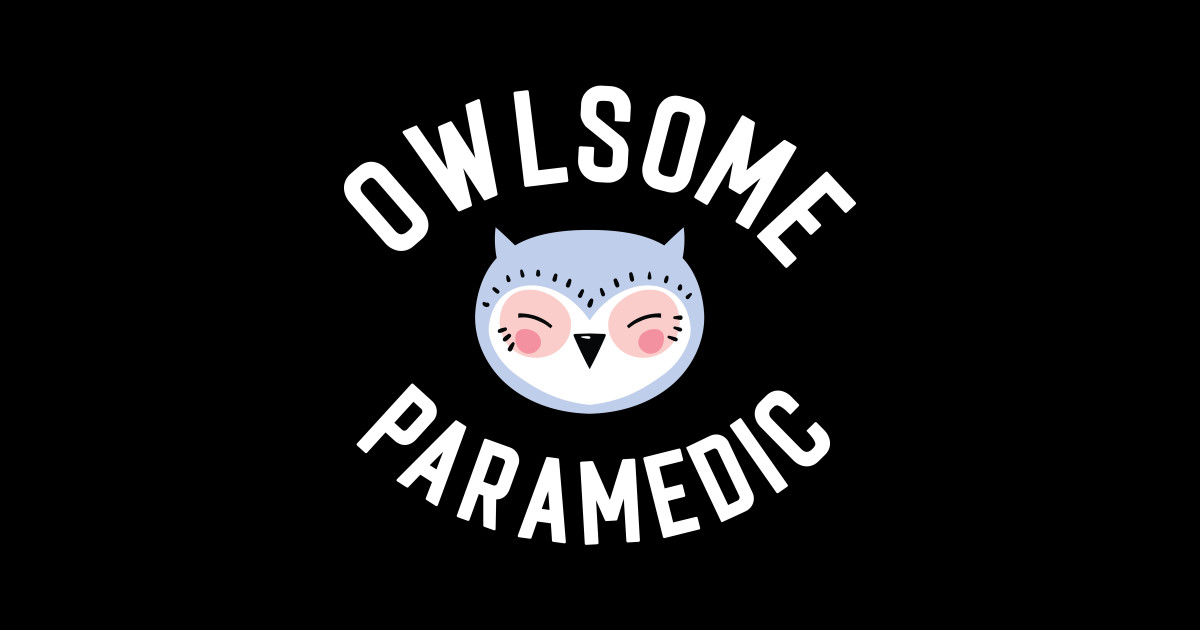 Owlsome Paramedic Pun - Funny Gift Idea - Funny Paramedic Gifts ...