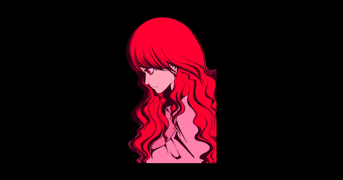 Woman with red hair - Woman - Sticker | TeePublic
