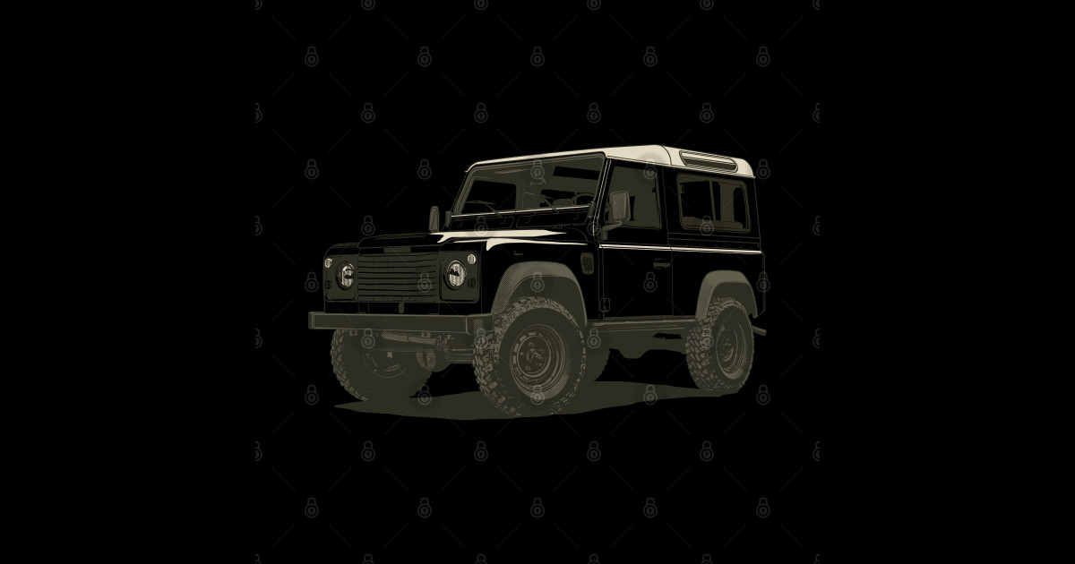 Hardtop d90 - Landrover Defender - Sticker | TeePublic