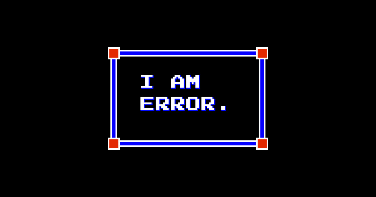 I Am Error. - The Legend Of Zelda - Sticker | TeePublic