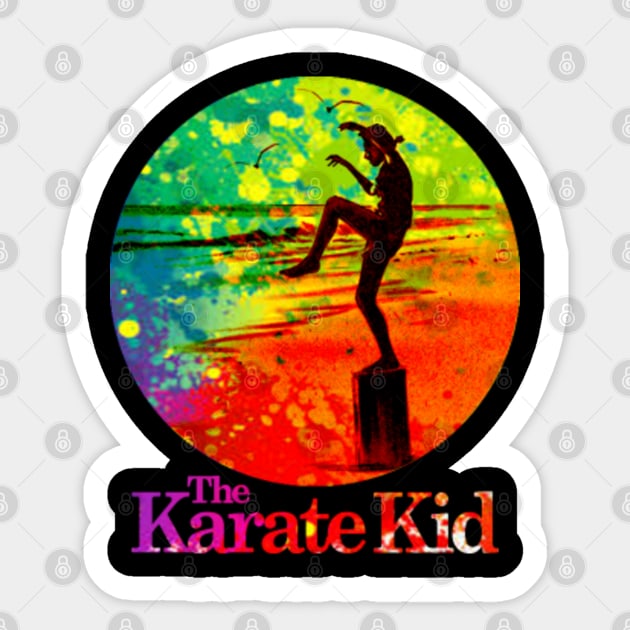 Watercolor Karate Kid - Karate Kid - Sticker | TeePublic