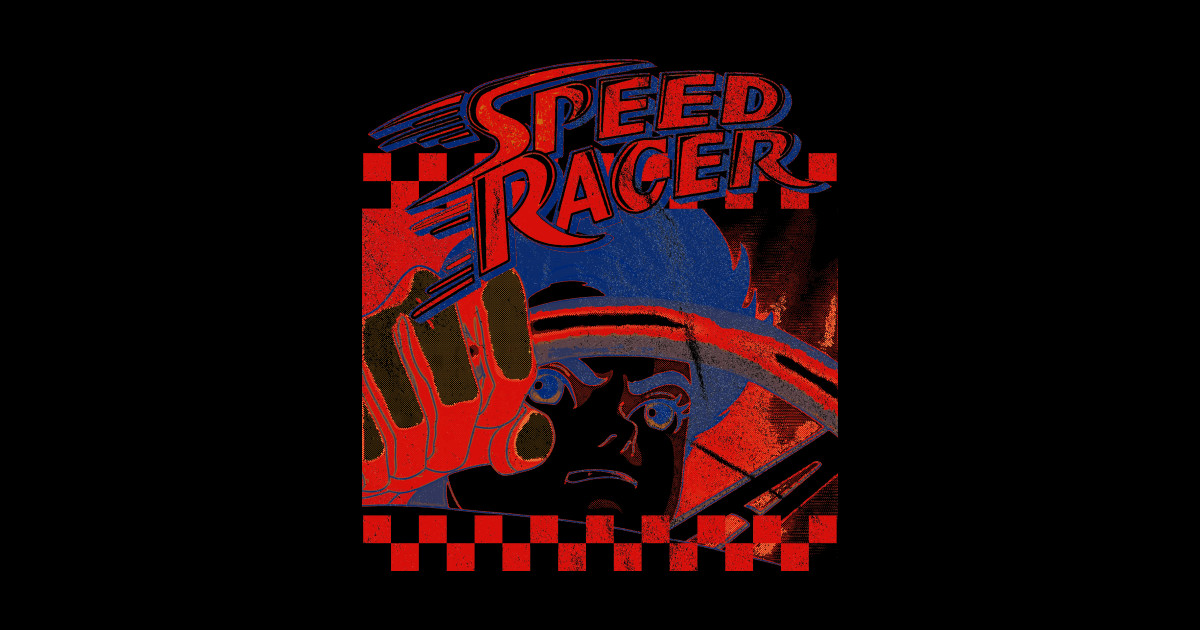 speed racer - vintage illustration - Speed Racer - Sticker | TeePublic