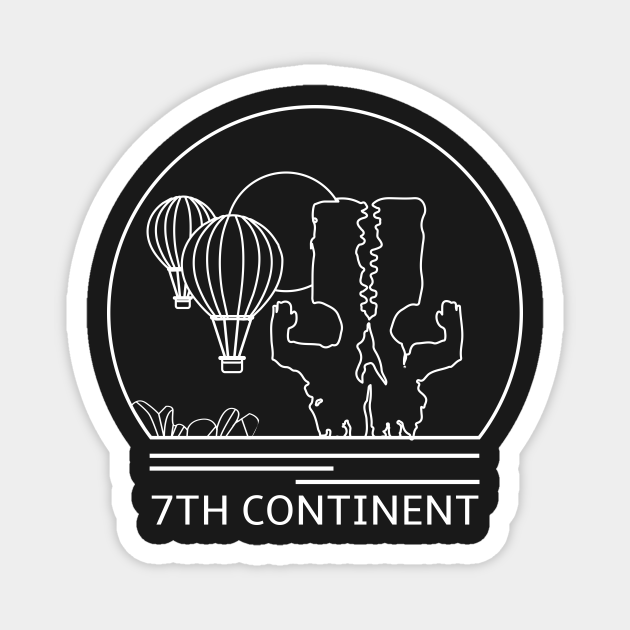 The 7th Continent Minimalist Line Drawing - Board Game Inspired Graphic ...