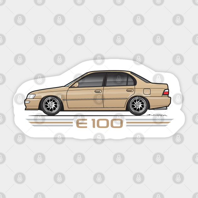 Custom Order - Ae100 Corolla - Sticker | TeePublic