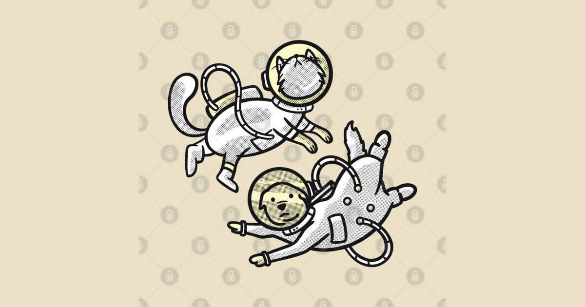 It's A Cat And A Dog - Cat And Dog - T-Shirt | TeePublic