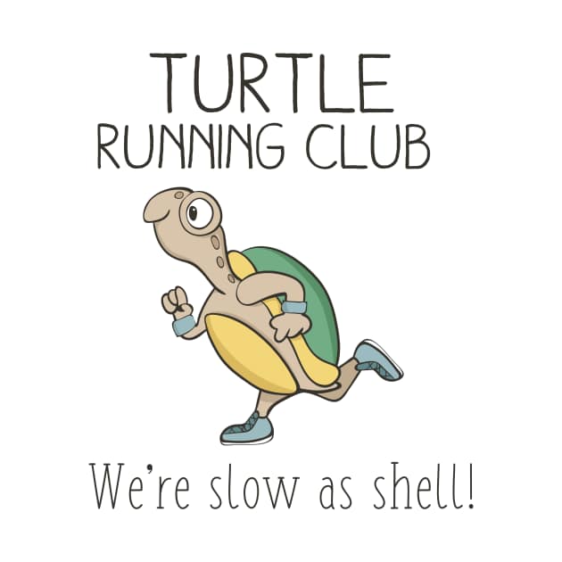 Turtle Running Club, Funny Turtle Running - Turtle Running Club - T ...