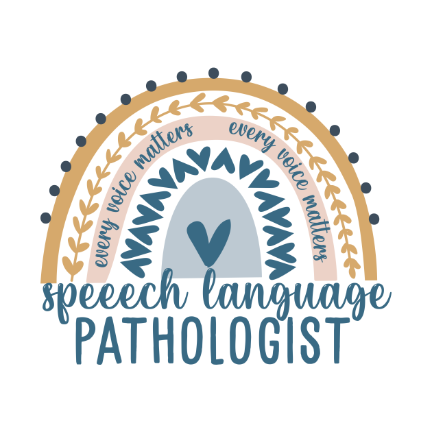 Speech Language Pathologist Gift SLP Rainbow - Speech Language ...