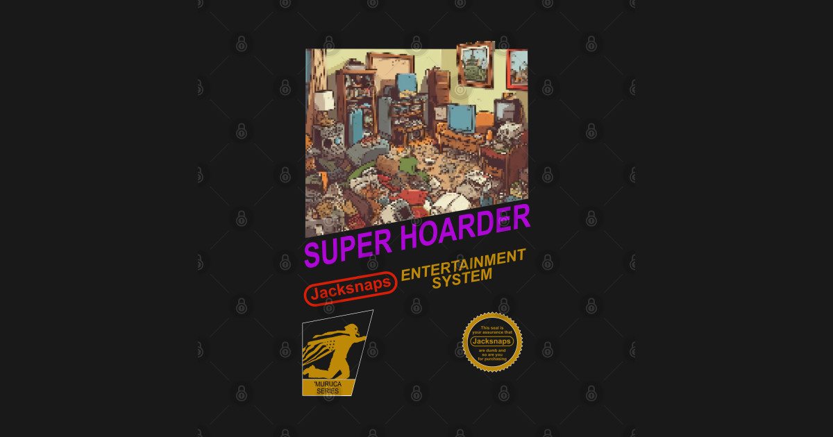 Super Hoarder, Classic 8-bit game - Hoarder - T-Shirt | TeePublic